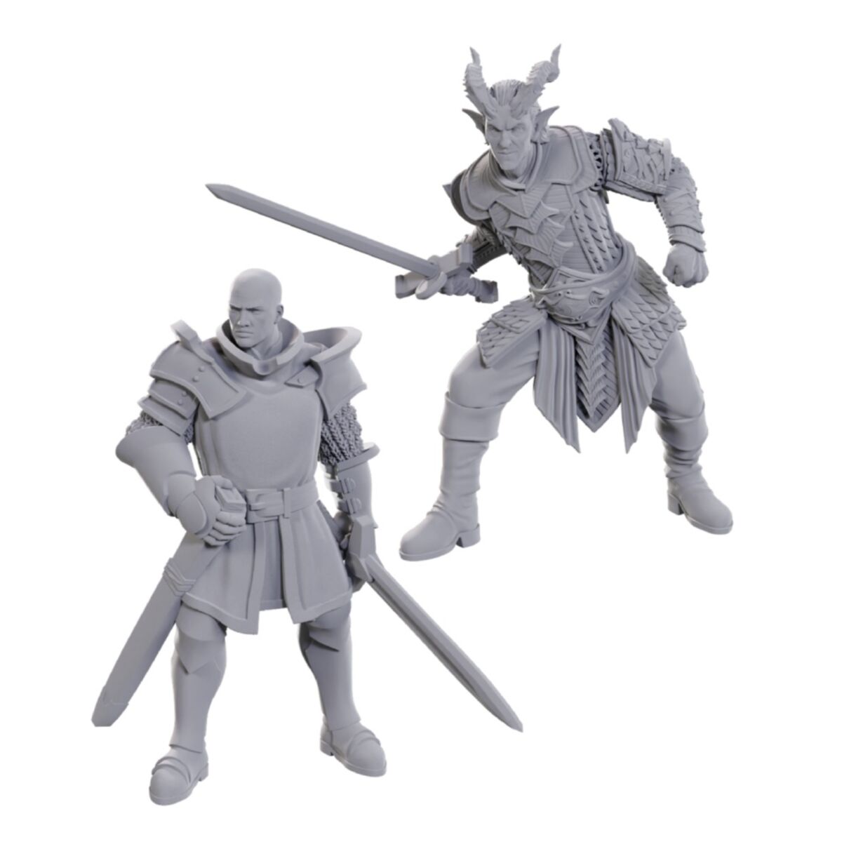 D&D Baldur's Gate 3 Miniatures: Ulder Ravengard & Rave Zevlor - Geek ...