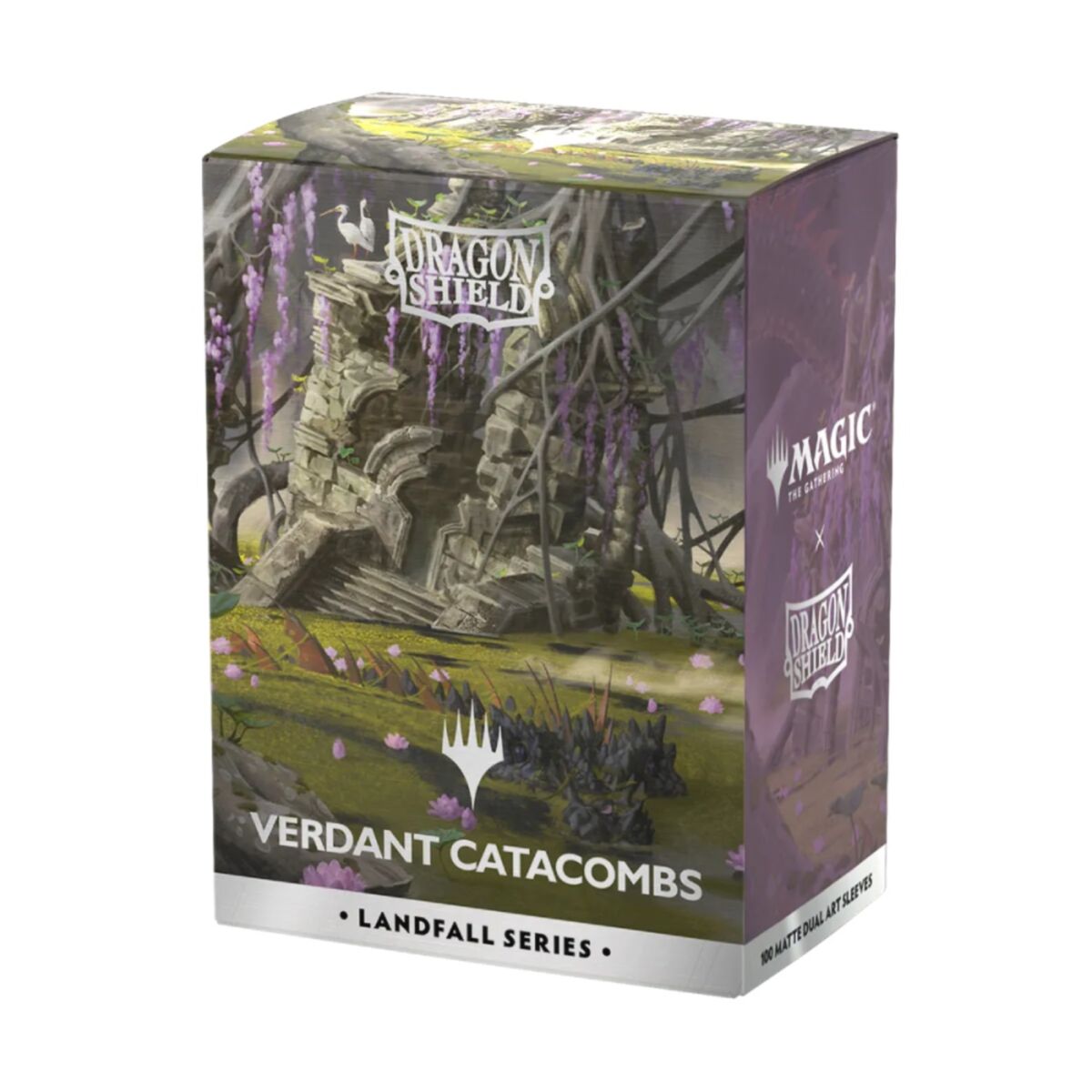 DS Sleeves (100) Matte Dual Art – Verdant Catacomb (MTG Landfall Series ...