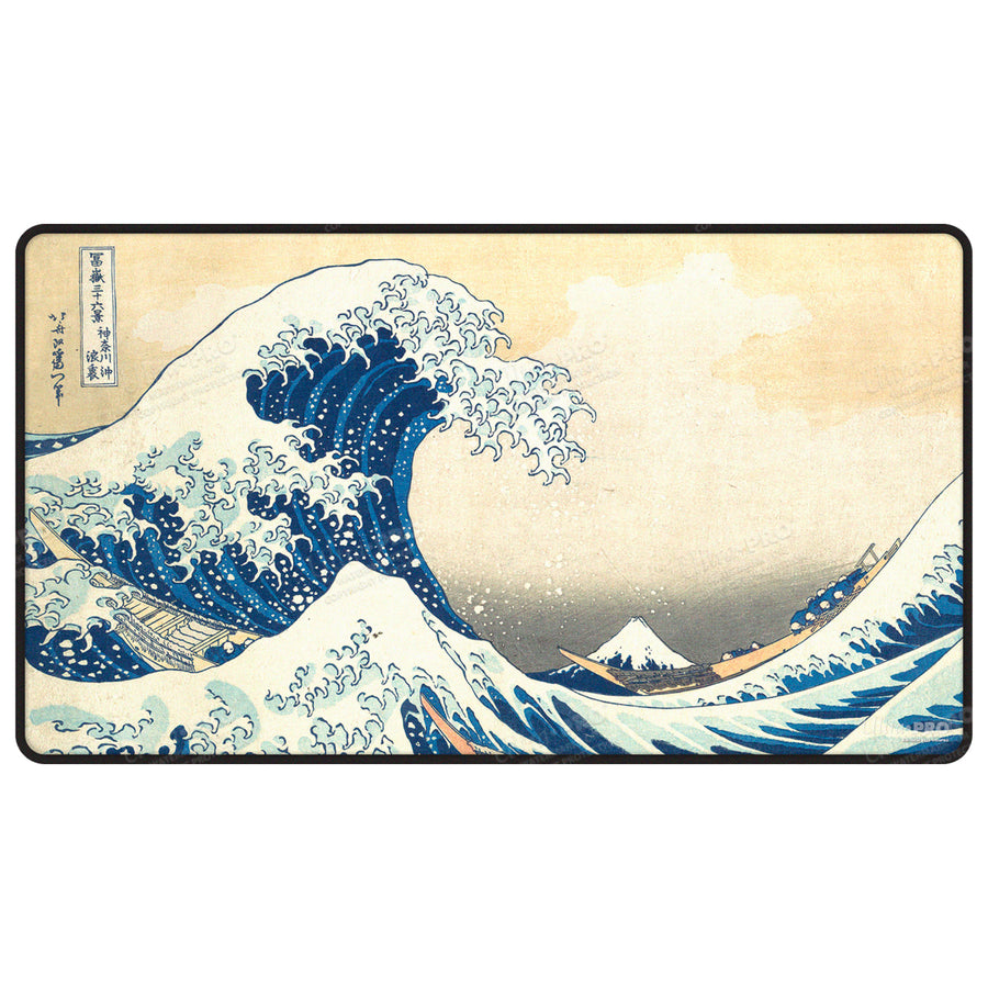 Ultra Pro: The Great Wave off Kanagawa Black Stitched Playmat (Art ...