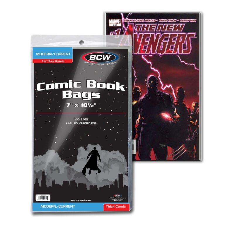 BCW Comic Book Bags Current Comics (Thick Comics) - Geek Culture