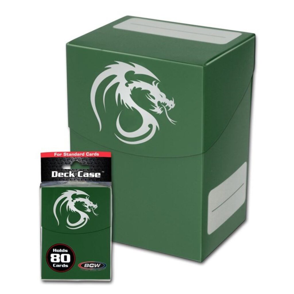 BCW Deck Case (80) Green - Geek Culture
