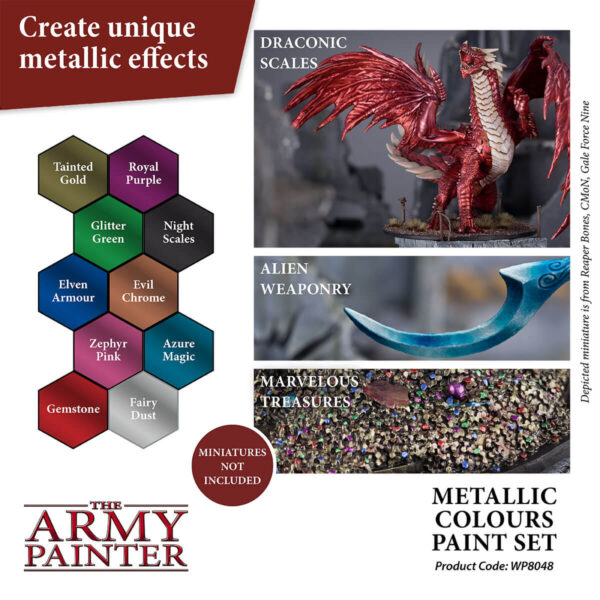 AP - Warpaints Metallic Colours Paint Set - Geek Culture