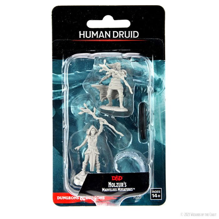 D&D Nolzur's Marvelous Miniatures: Human Druid Female - Geek Culture