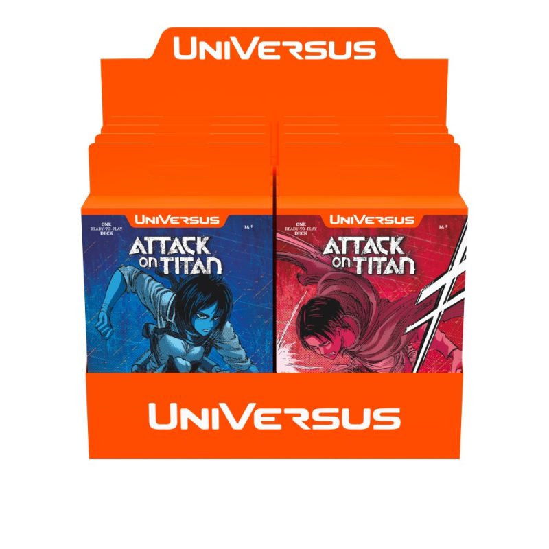 UniVersus - Attack on Titan: Battle for Humanity Clash Deck Display ...