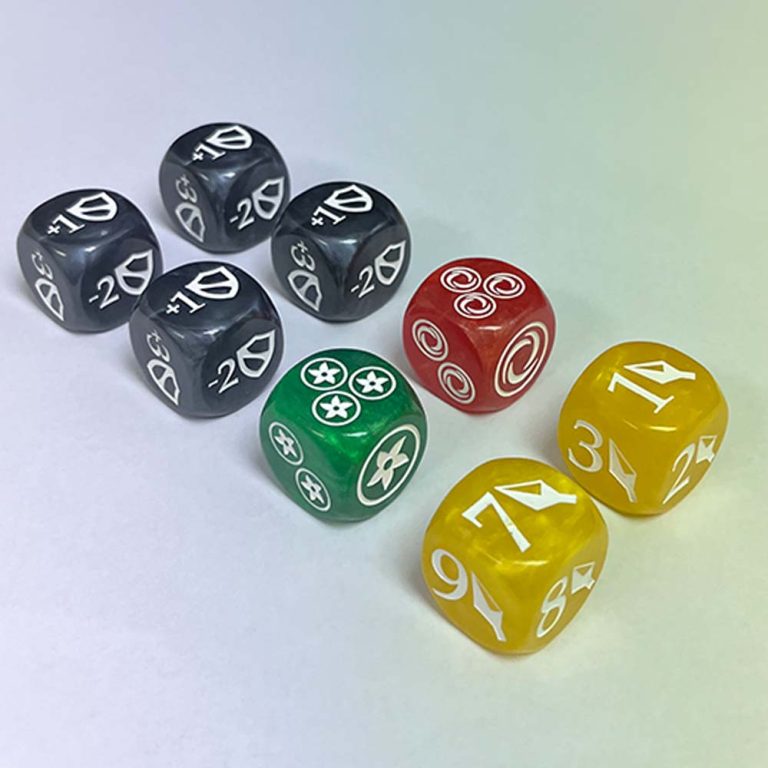 25mm Flesh and Blood Dice Set 8pc (Marble) - Geek Culture