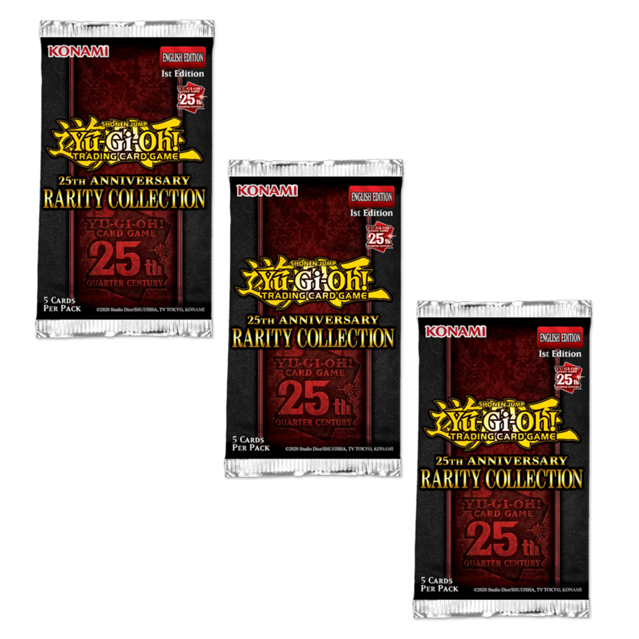 Yu-Gi-Oh! 25th Anni Rarity Collection 3-pack Box - Geek Culture