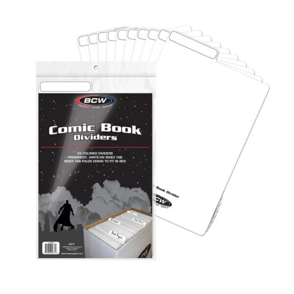BCW Comic Divider Pack 25ct - White - Geek Culture