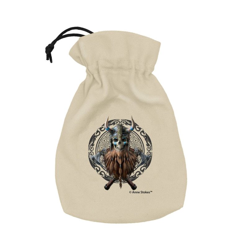 Anne Stokes Dice Pouch: Viking Skull - Geek Culture